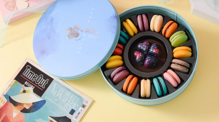 Macaron tin box,food tin,tin box,custom tin box,custom can | Cake box ...