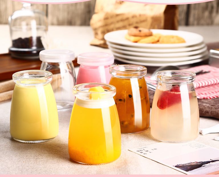 Glass pudding jar, pudding jar, glass jar | Cake box supplier, box ...