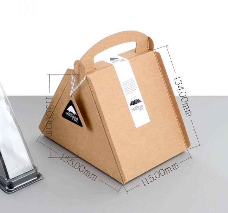 Kraft gift box with handle | | Cake box supplier, box wholesale ...