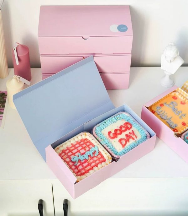 Beatiful cake box, cake box with ribbon | Cake box supplier, box ...