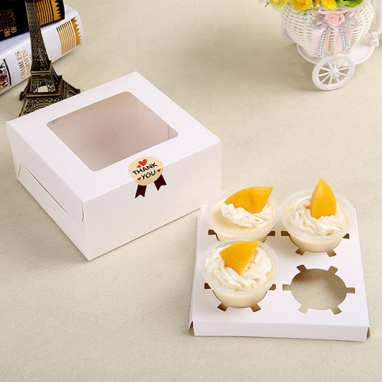 2 cupcake box,4 cupcake box,6 cupcake box, cup cake box | Cake box ...