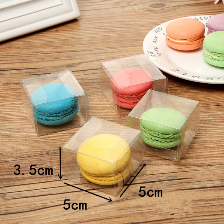 Clear macaron box,PET macaron box,clear macaron packaging | Cake box ...