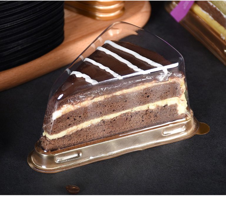 Clear slice cake box, plastic slice cake box, clear slice cake ...