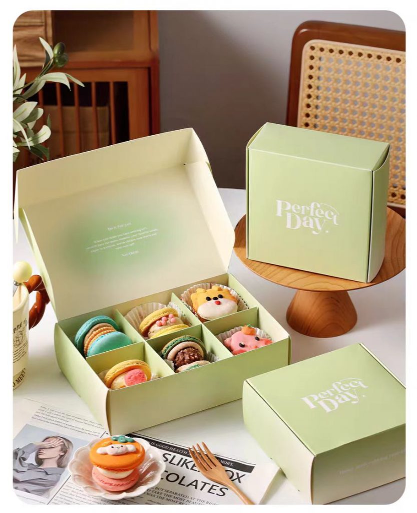 nice macaron box, macaron box, paper macaron box | Cake box supplier ...