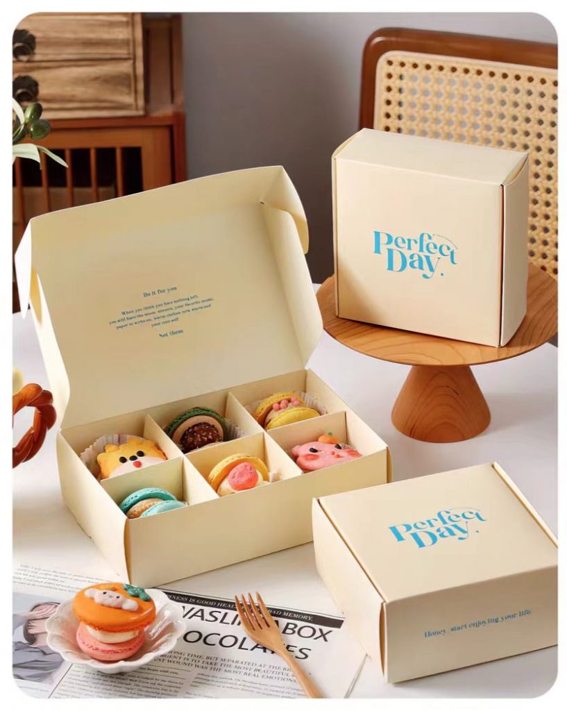 nice macaron box, macaron box, paper macaron box | Cake box supplier ...