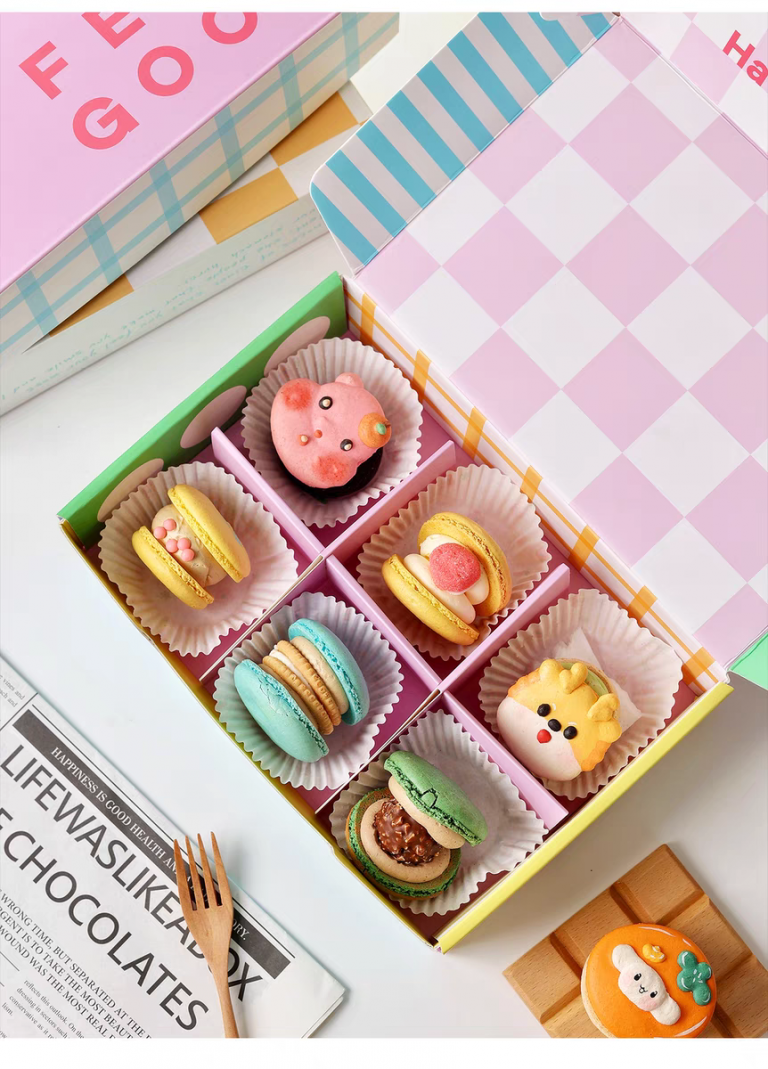 nice macaron box, macaron box, paper macaron box | Cake box supplier ...