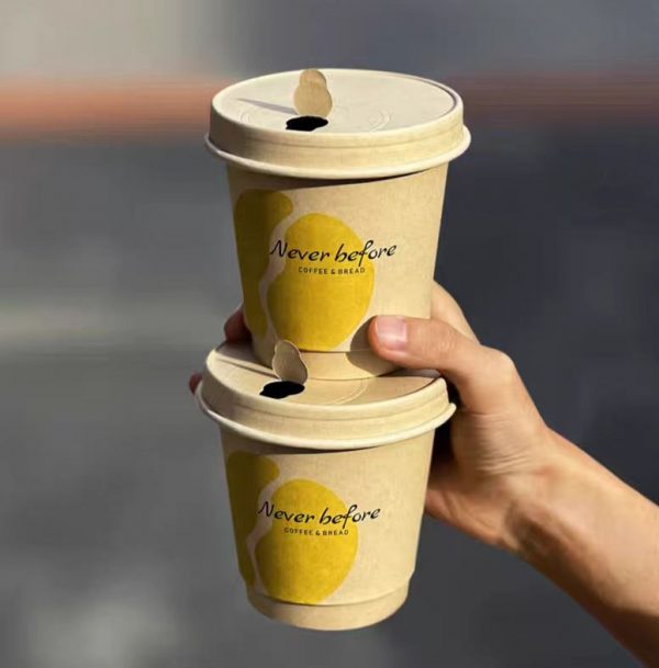 kraft Paper Coffee Cup,custom paper cup, custom coffee cup | Cake box ...